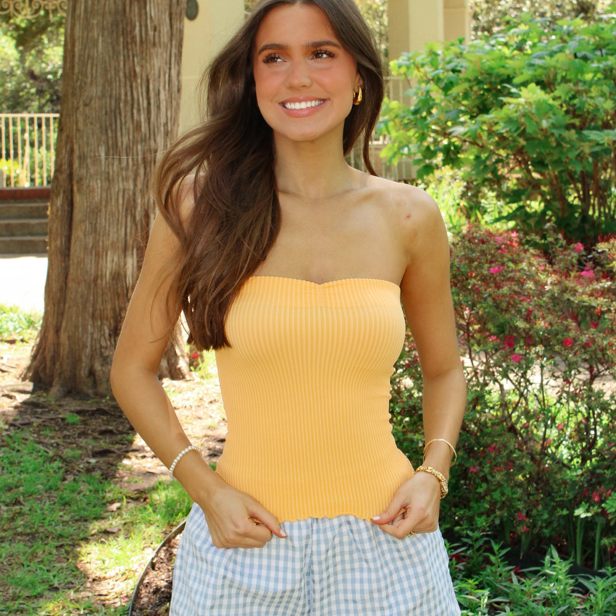 Katie Top - Buff Orange – Posie May's Boutique
